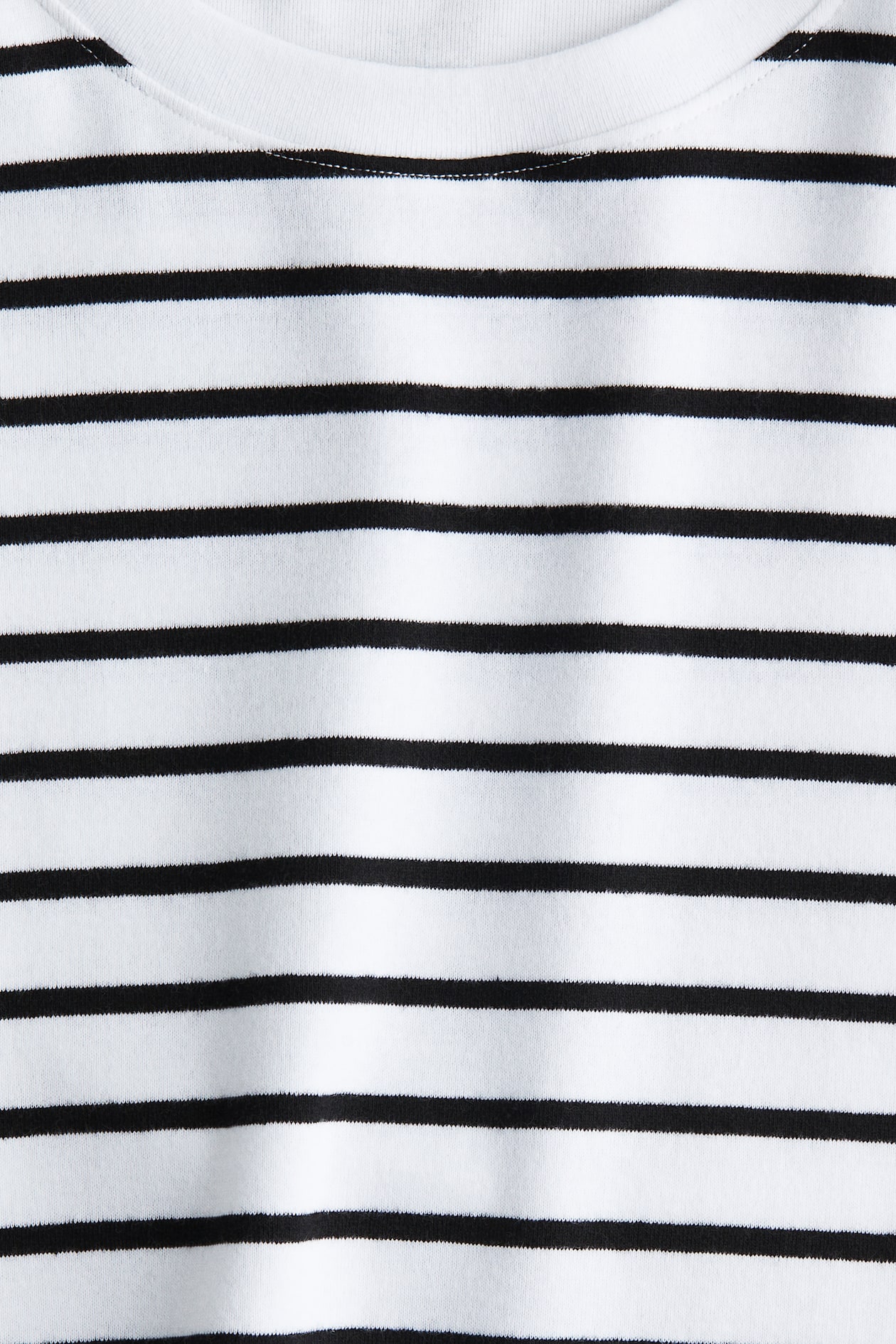 Robe en jersey à manches courtes - Blanc/rayé - Kids | H&M CA