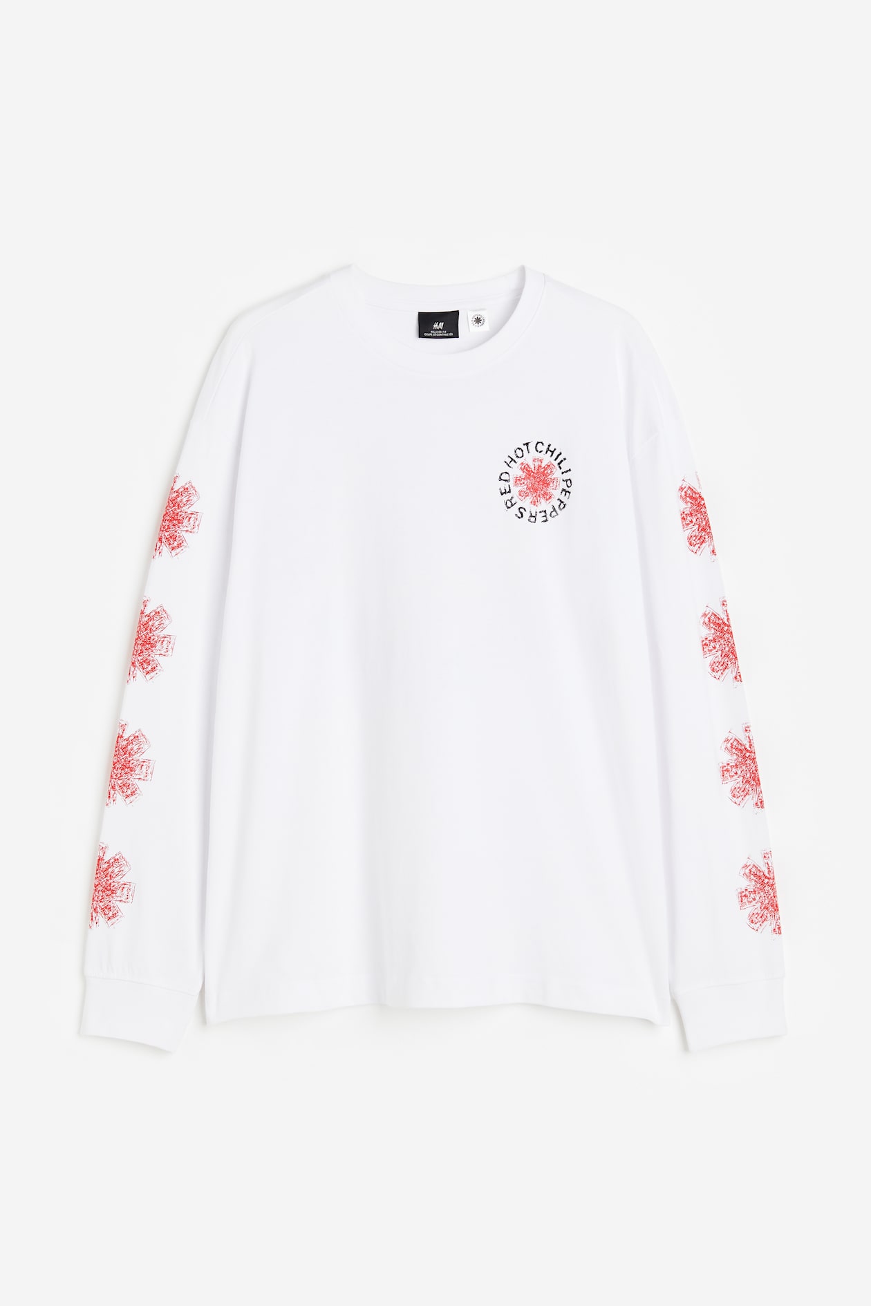 Playera Relaxed Fit con diseño - Blanco/Red Hot Chili Peppers - Men | H ...