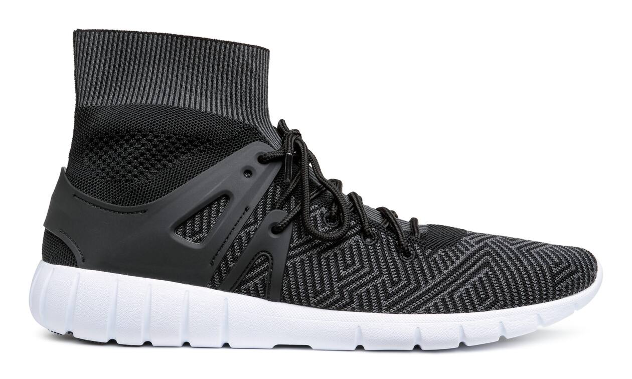 Fully-fashioned High Tops - Black - Men | H&M US
