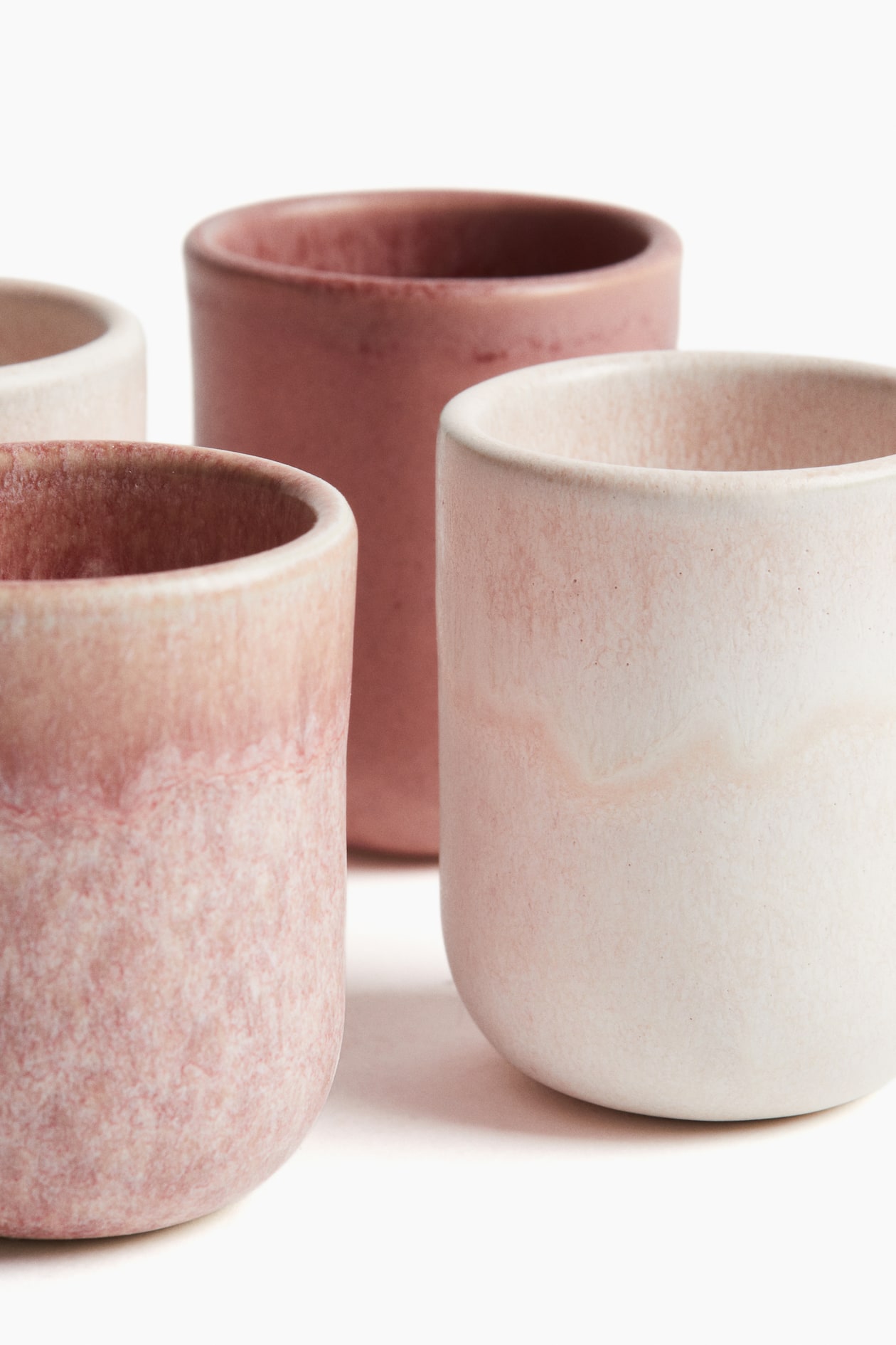 Pink 4-pack espresso cups at H&M Home | H&M GB