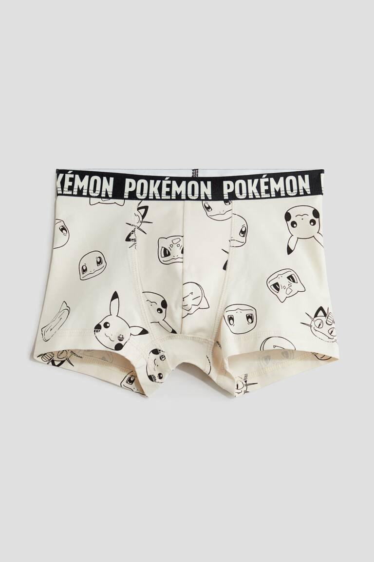 Gray melange/Pokémon 5-pack Boxer Briefs for kids | H&M US