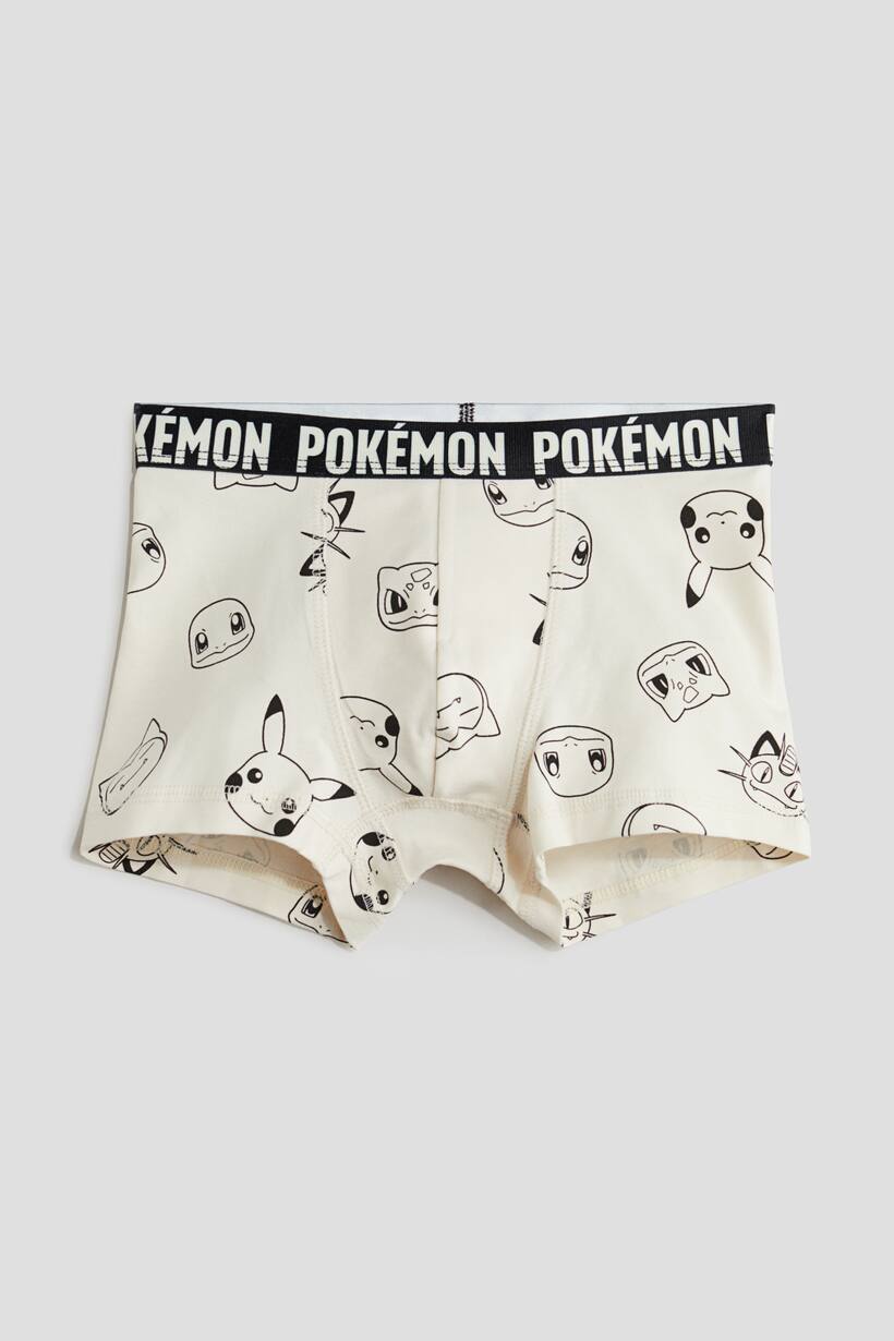 Gray melange/Pokémon 5-pack Boxer Briefs for kids | H&M US