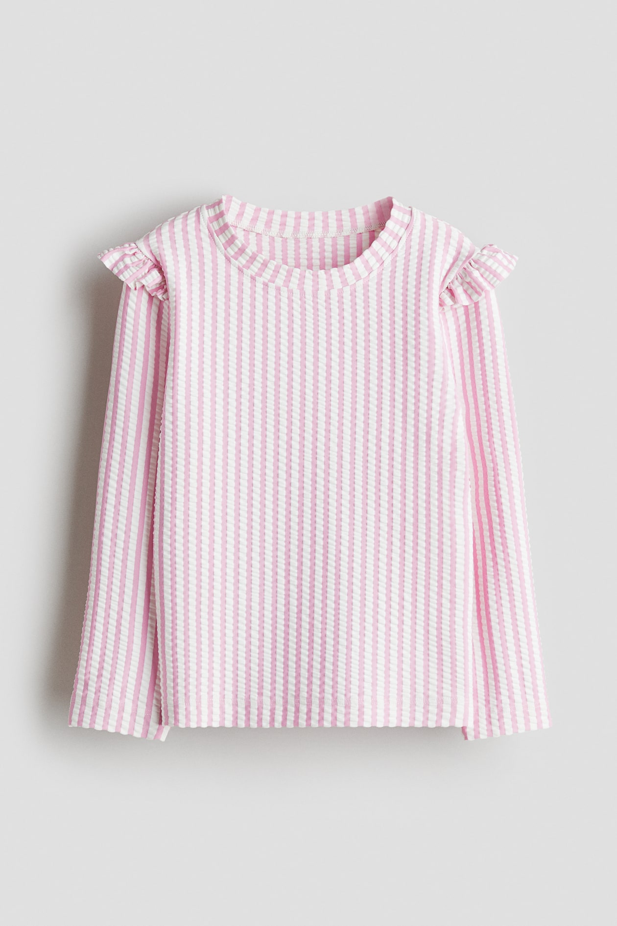 Light pink/White stripe UPF 50 Rashie for kids | H&M AU