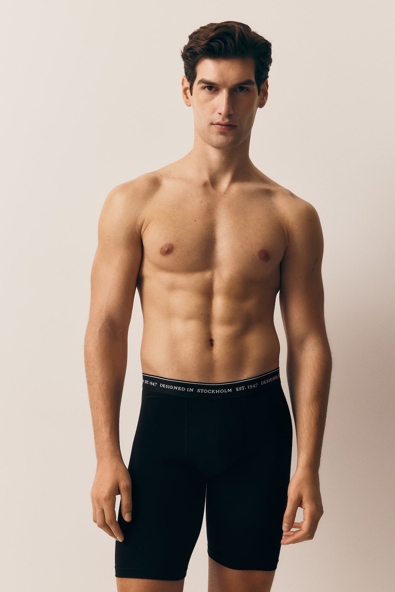 2-pack COOLMAX® long trunks - Dark grey/Black - Men | H&M GB