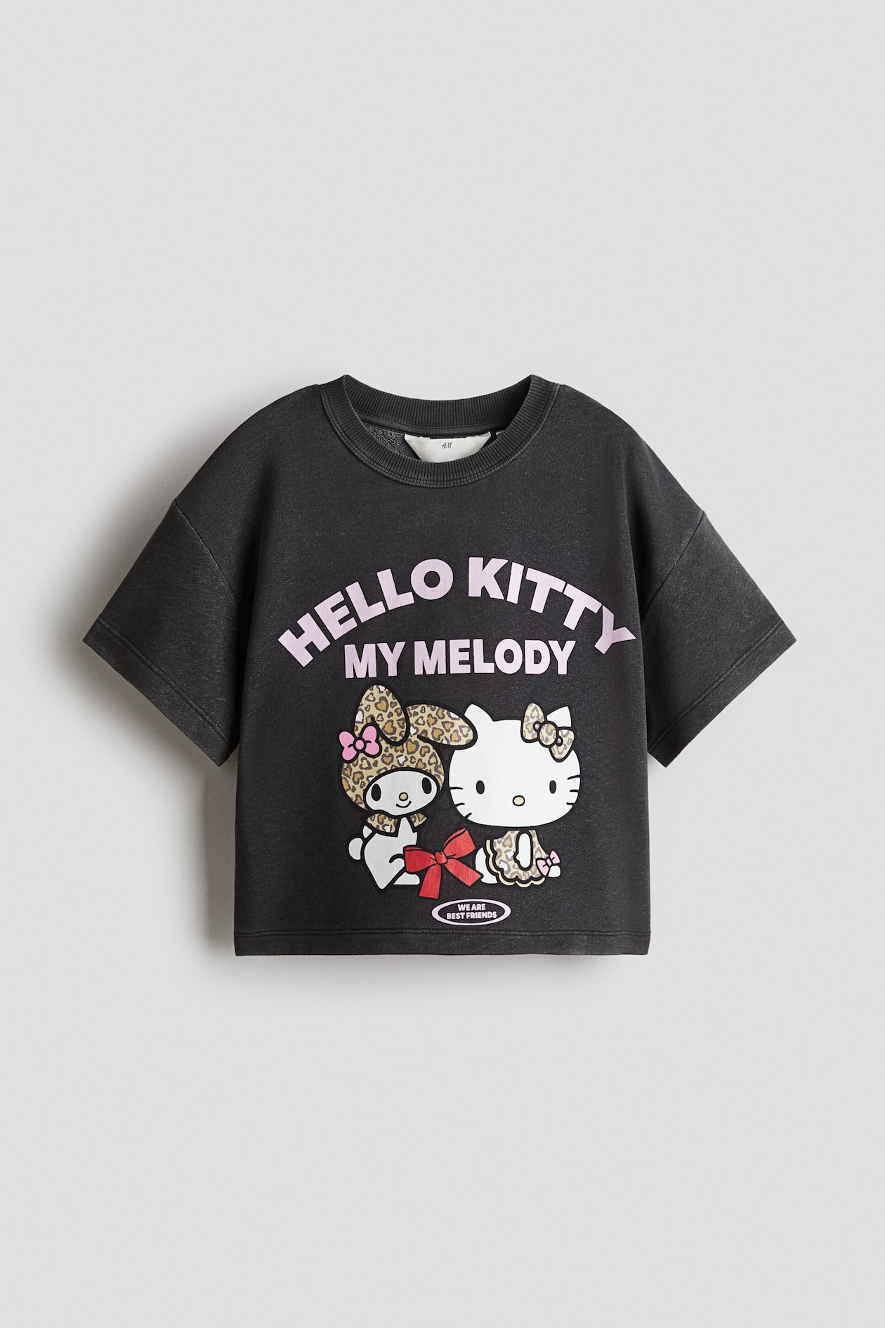 Printed T-shirt - Grey/Hello Kitty - Kids | H&M GB