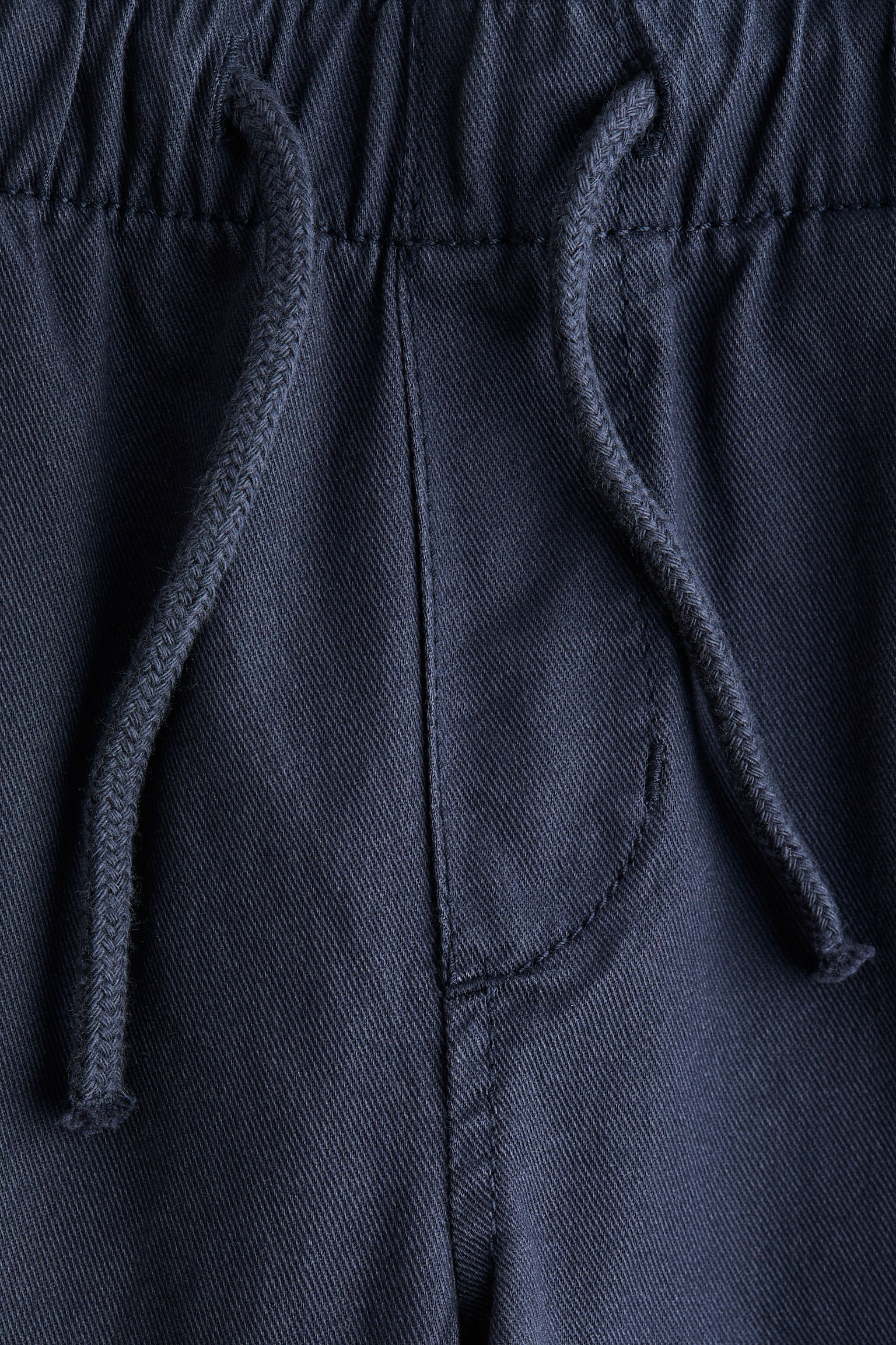 Cotton twill joggers - Navy blue - Kids | H&M HK