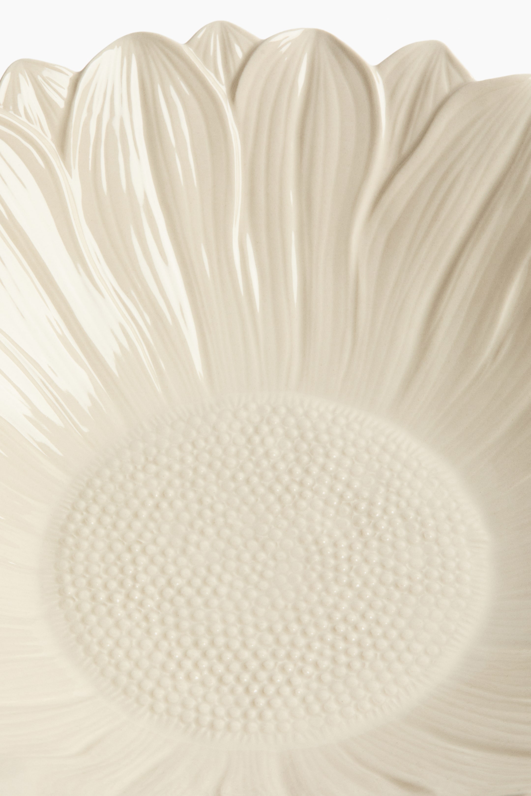 Large Stoneware Serving Bowl - Light beige - Home All | H&M US