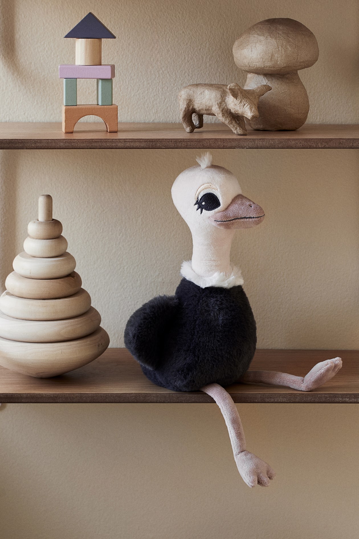 Dark gray/ostrich Soft Toy at H&M Home | H&M US