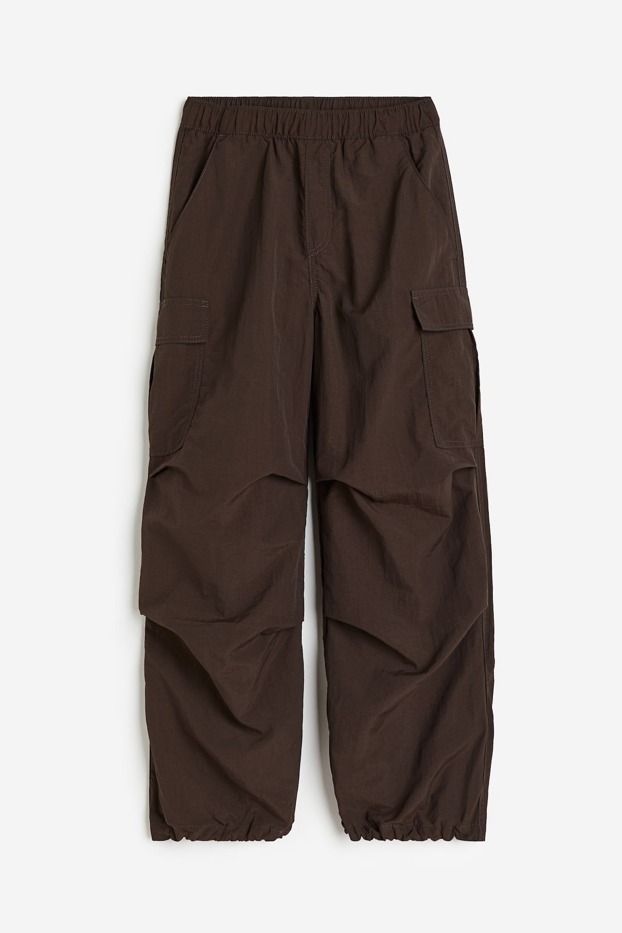 Dark brown Parachute trousers for kids | H&M MY