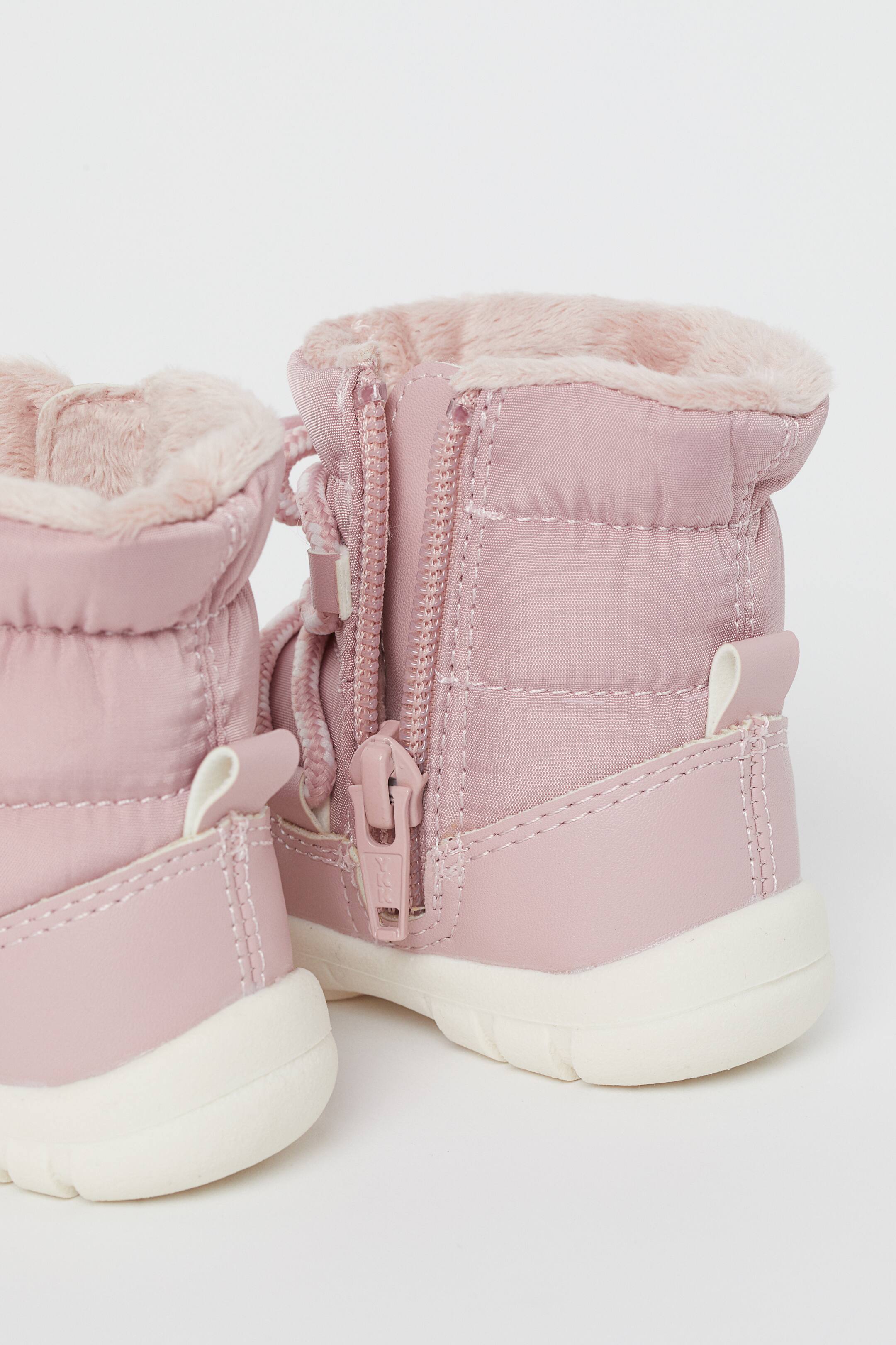 Suni Koyun Yünü Astarlı Bot - Açık pembe - ÇOCUK | H&M TR