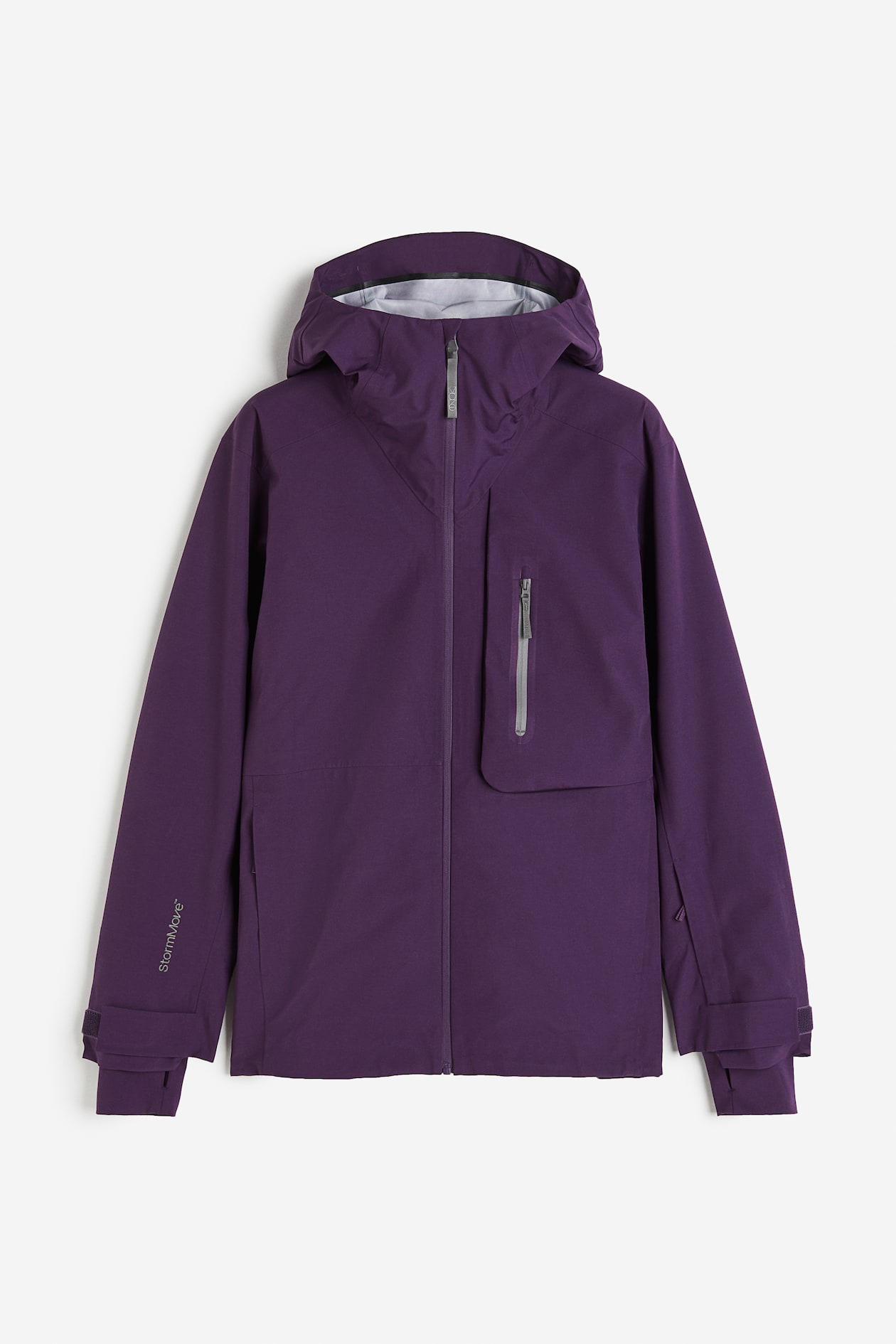 3-layer Regular Fit ski jacket in StormMove™ - Dark purple - Men | H&M GB