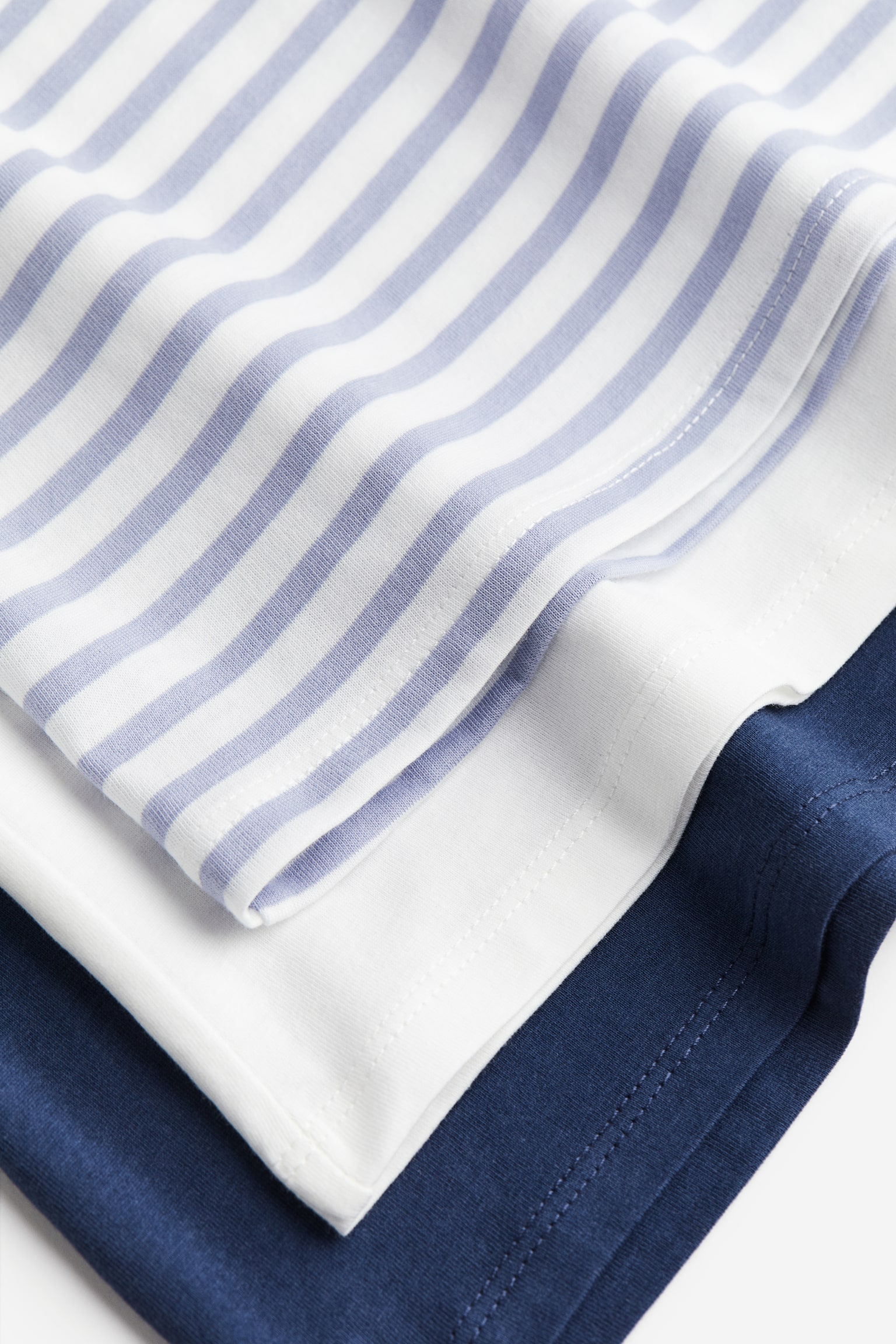 Blue/striped 3-pack Cotton T-shirts for kids | H&M US