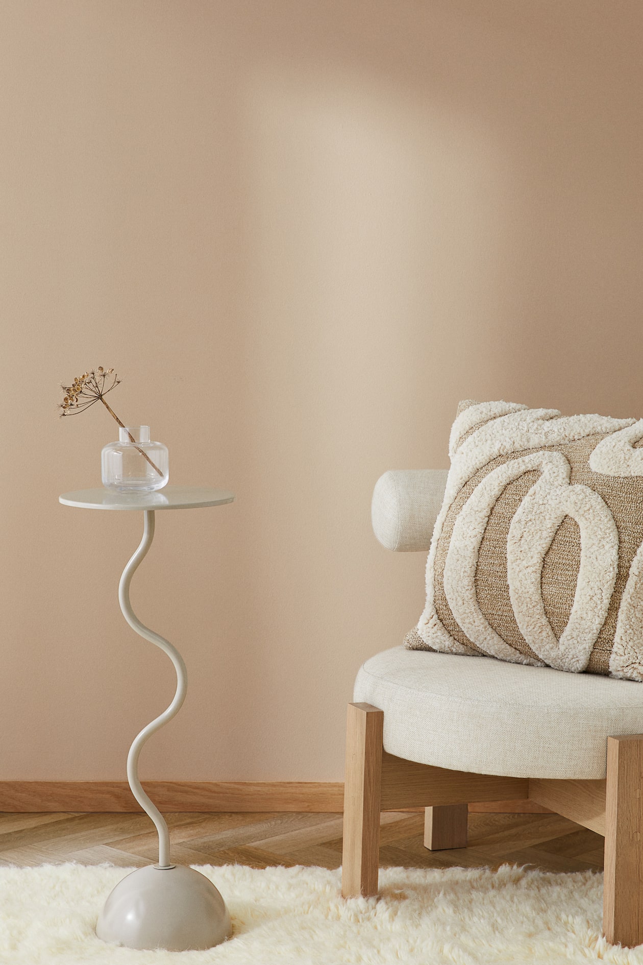 Metal side table - Beige - Home All | H&M GB