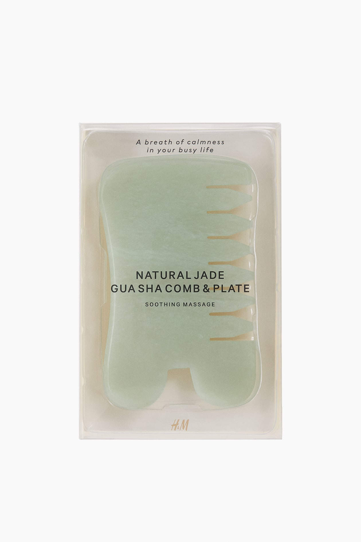 Gua-Sha-Tool für Kopfhaut und Gesicht - Grün/Jade - Beauty all | H&M AT