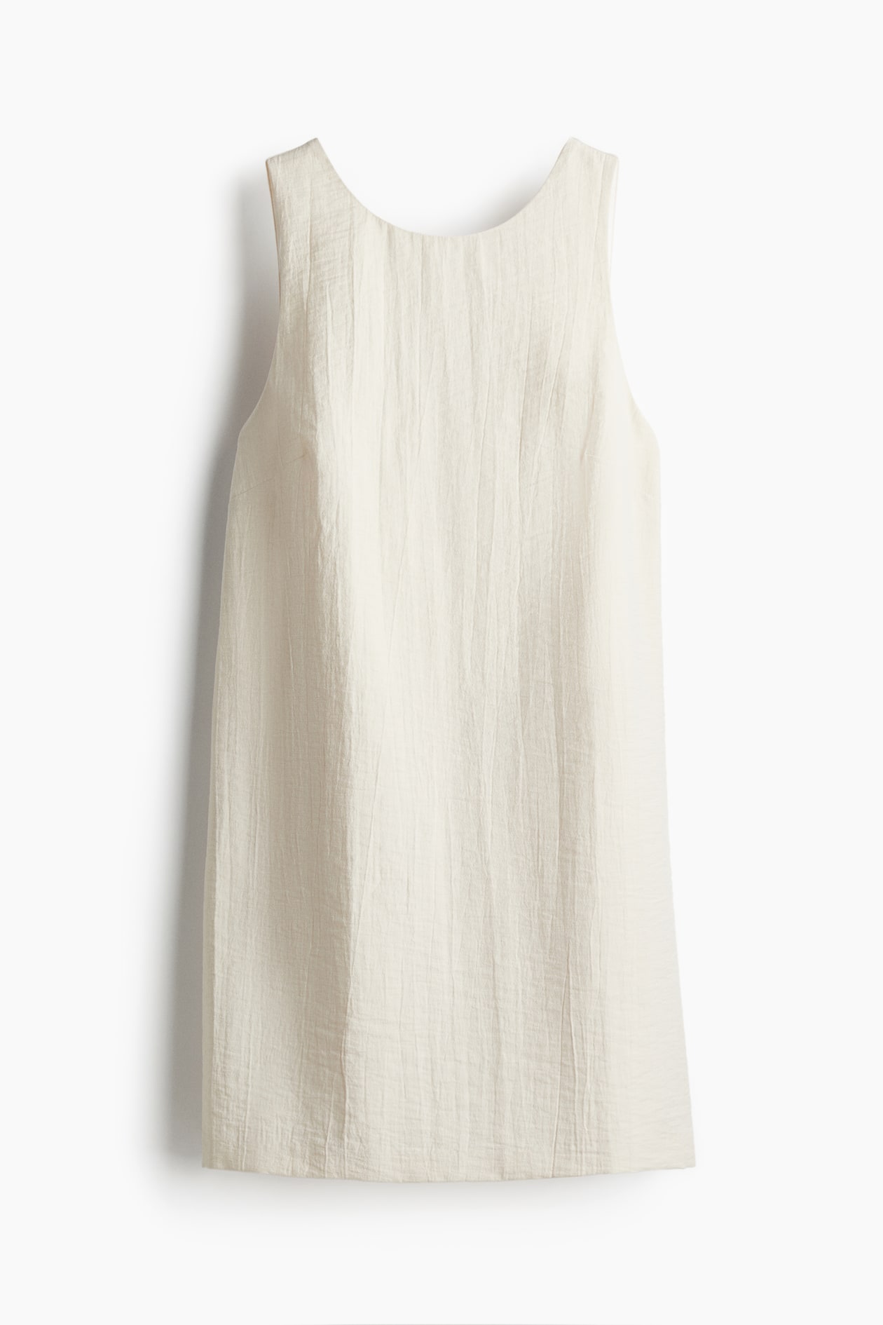 Deep Back Dress - Cream - Ladies | H&M AU