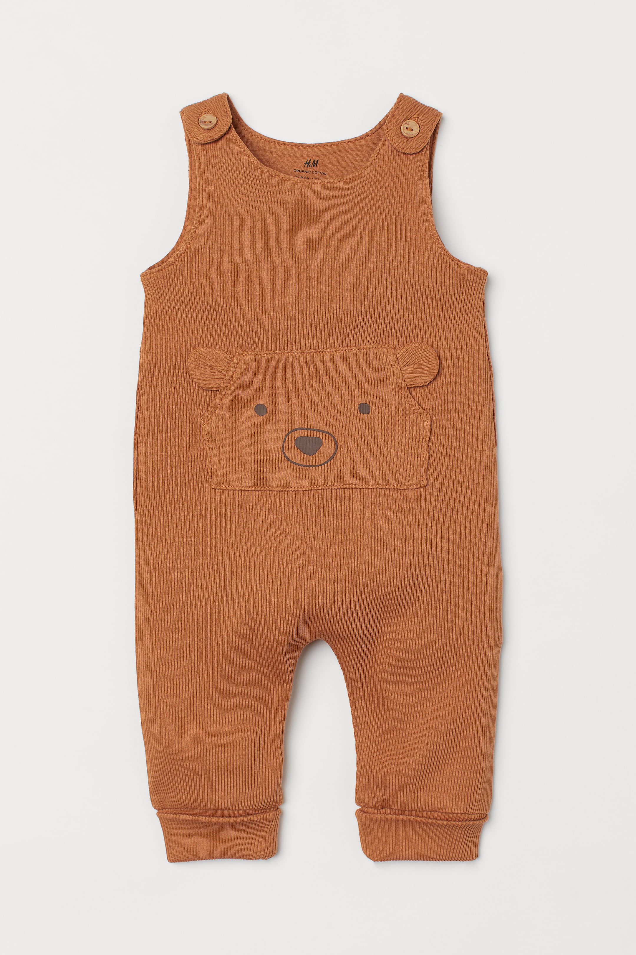 Ärmlös overall - Ljusbrun/Björn - BARN | H&M SE
