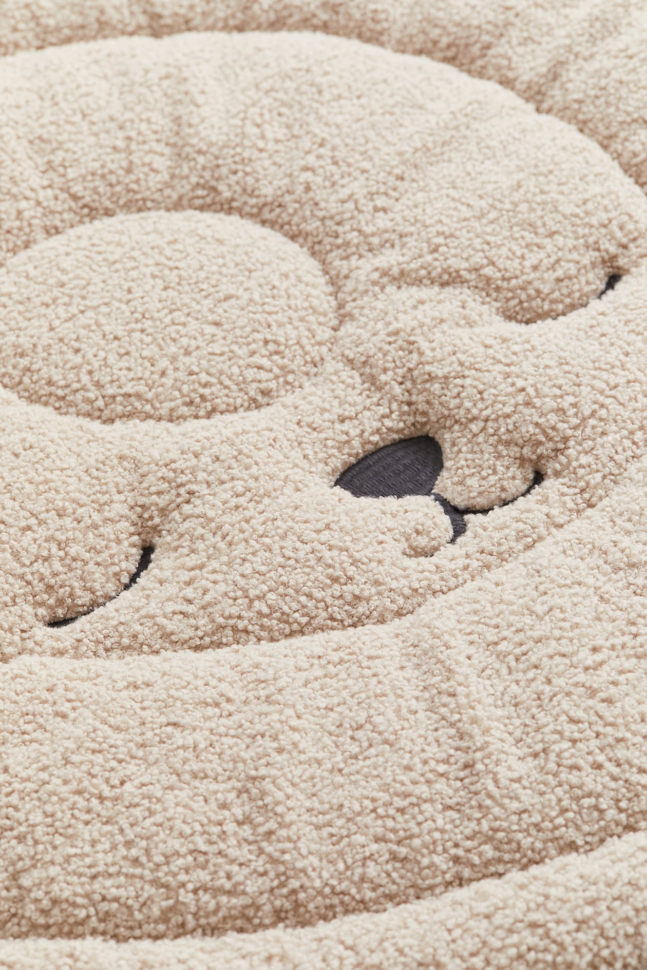 Light beige/Teddy bear Pile baby mat at H&M Home | H&M GB
