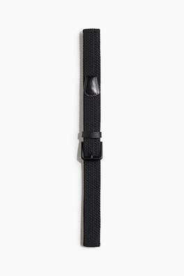 Elasticized Fabric Belt - Black - Men | H&M US