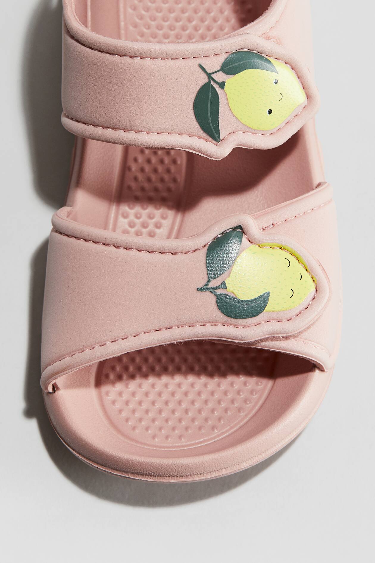 Dusty pink/Lemons Ankle strap sandals for kids | H&M GB