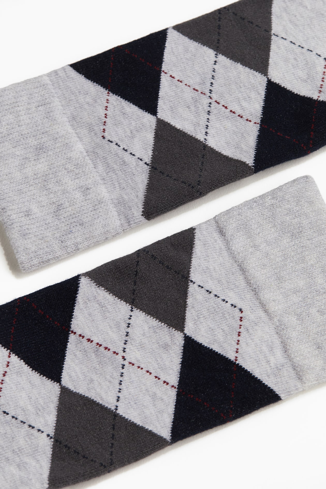 Men’s Gray/argyle-patterned Patterned Socks | H&M CA