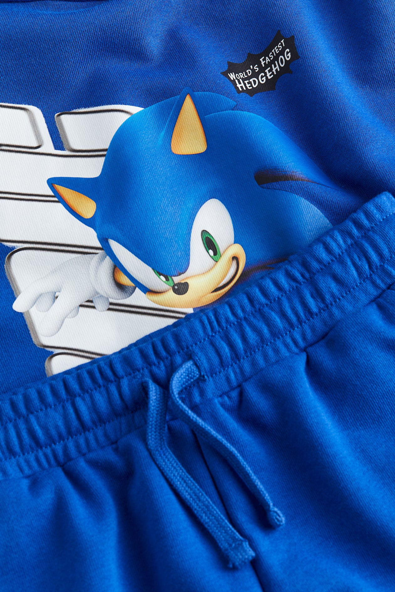 2-piece printed sweatshirt set - Bright blue/Sonic the Hedgehog - Kids ...