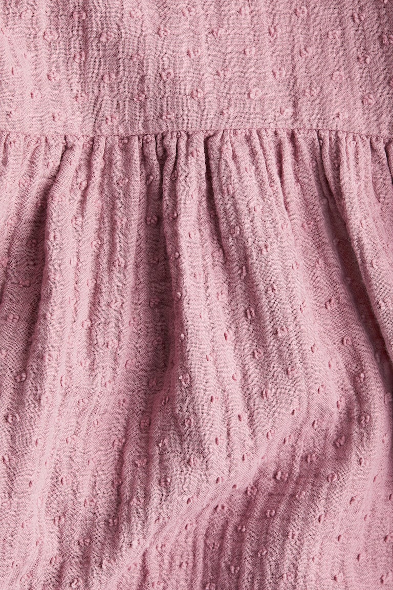 Dusty pink Cotton Muslin Dress for kids | H&M CA