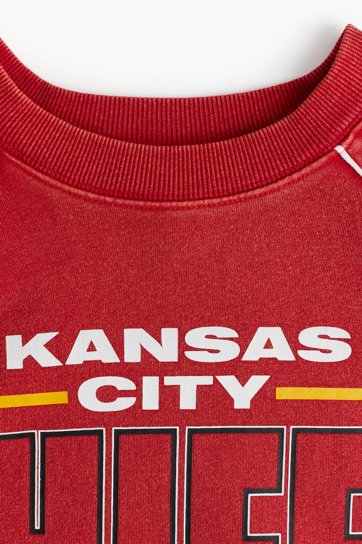 Oversized printed sweatshirt - Red/NFL - Ladies | H&M GB