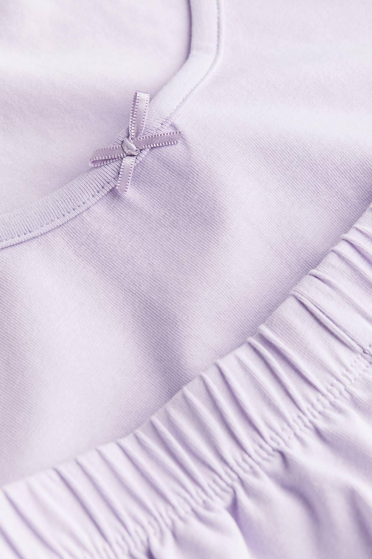 Lilac Jersey Pajamas for kids | H&M PH