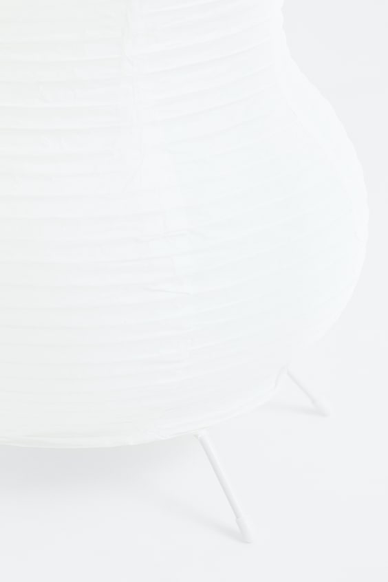 Golvlampa i rispapper - Vit - Home All | H&M SE