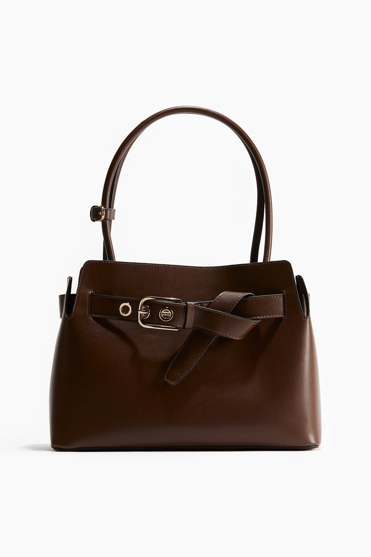 Strap-Detail Tote Bag - Brown - Ladies | H&M US