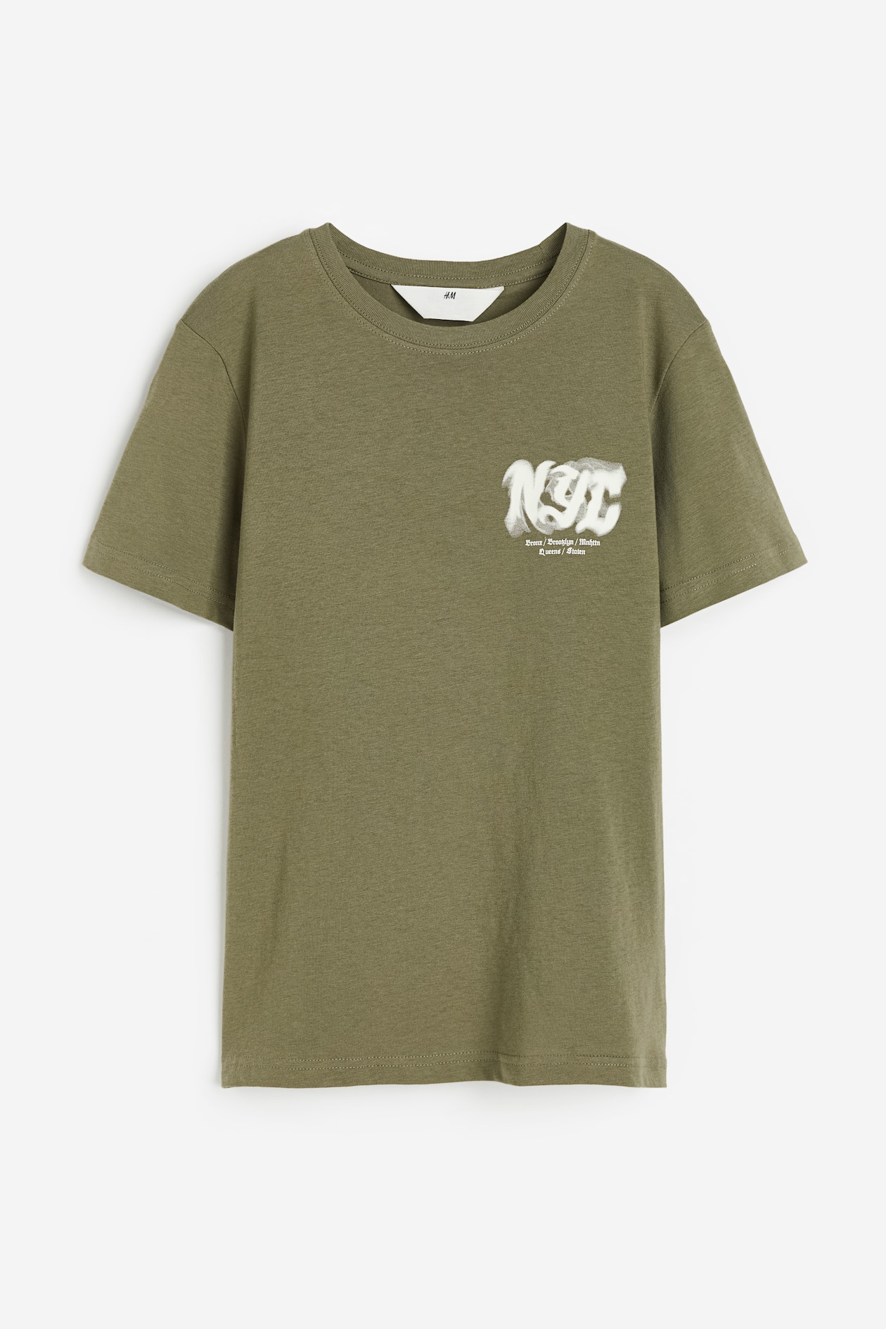 Playera con diseño - Verde caqui/NYC - Kids | H&M MX