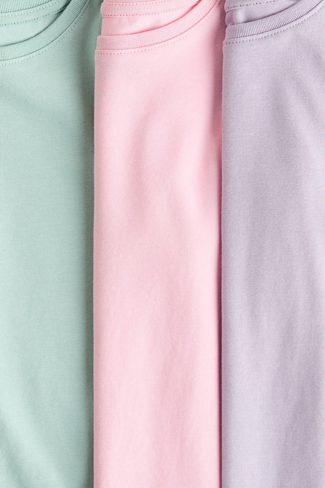 3-pack långärmad tröja - Light purple/Light pink/Light green - BARN | H ...