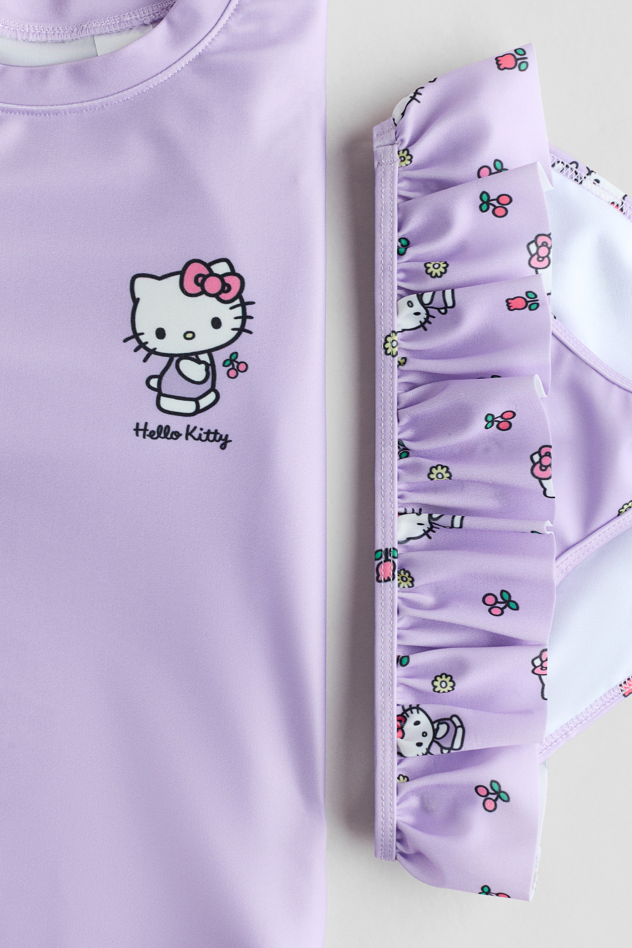 Bedrucktes Badeset - Flieder/Hello Kitty - Kids | H&M DE