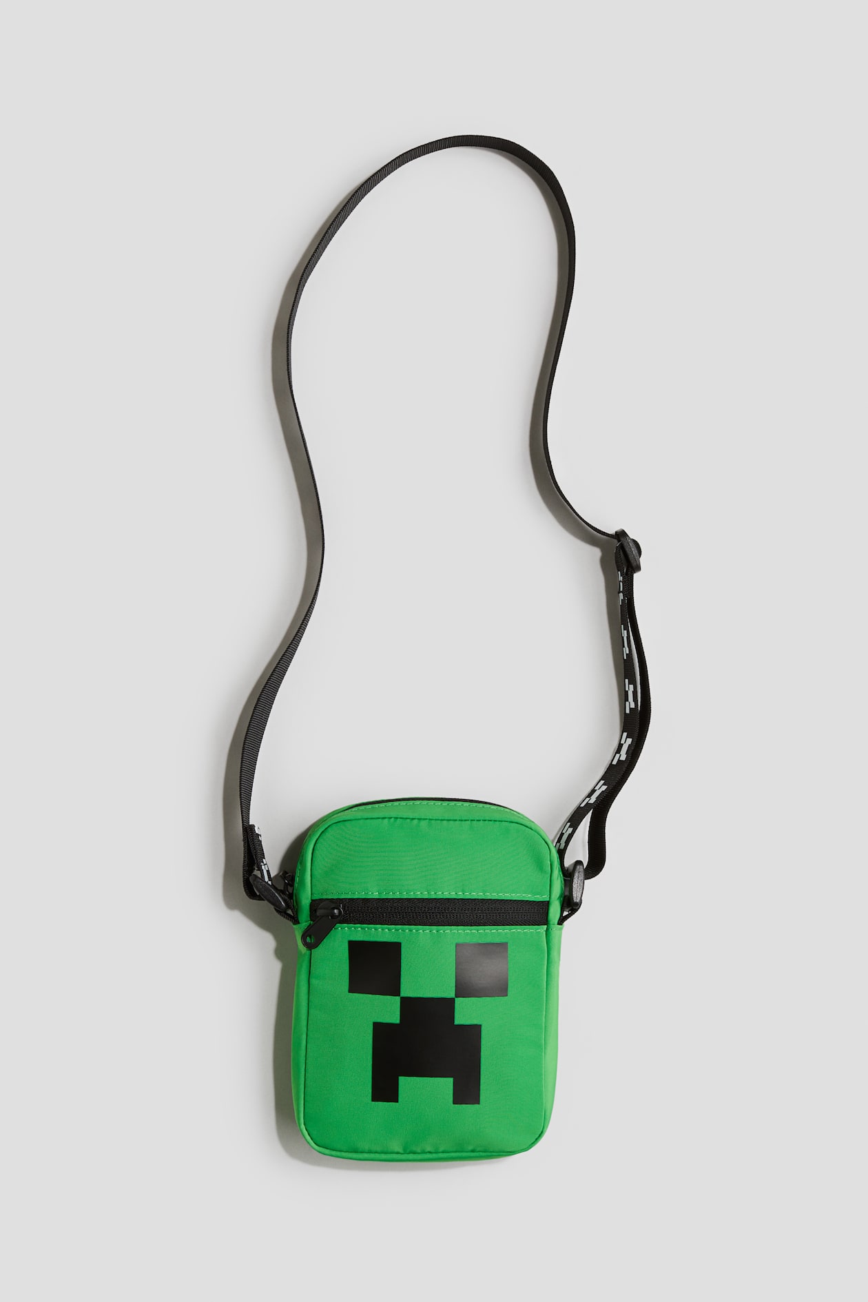 Printed Shoulder Bag - Green/Minecraft - Kids | H&M US