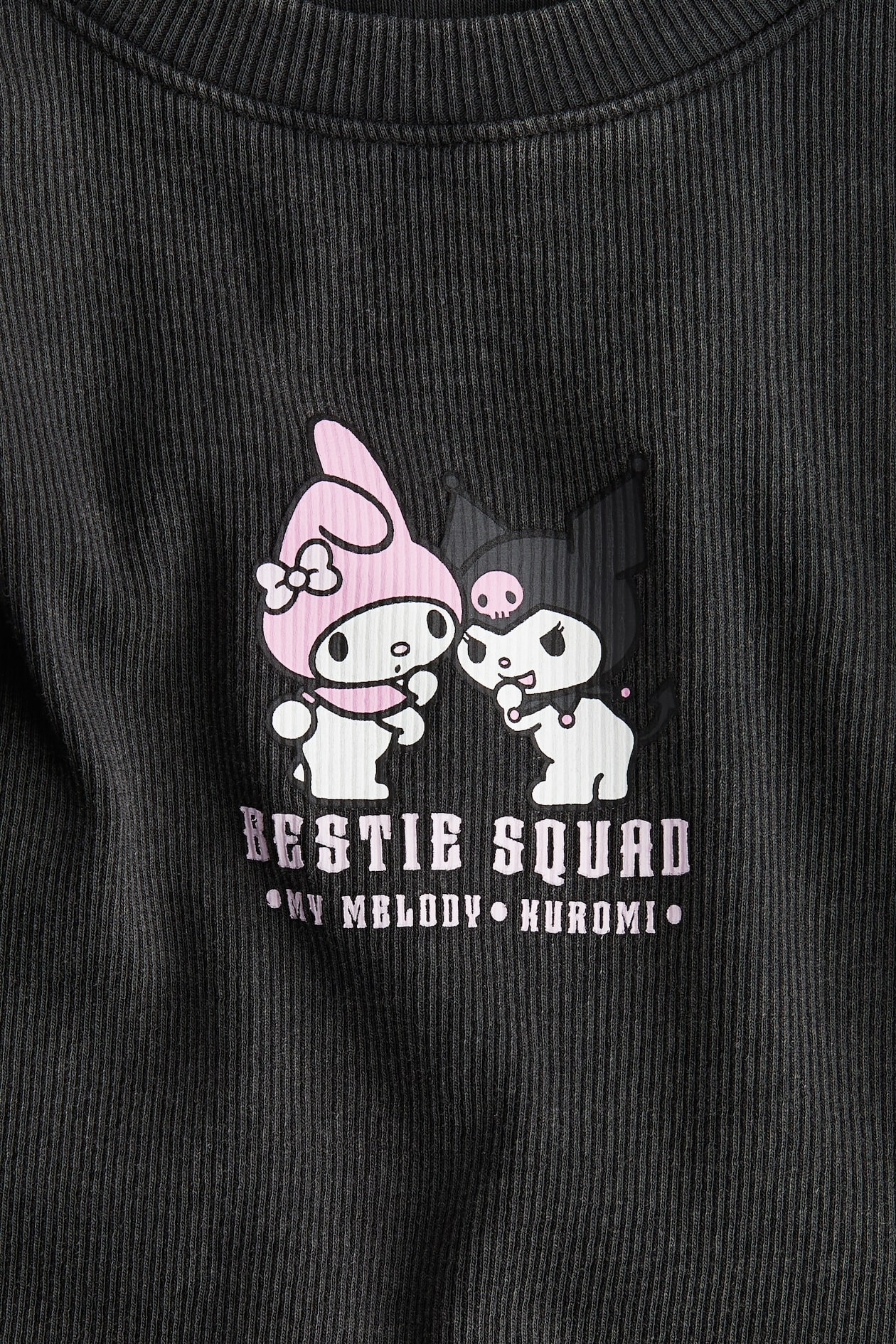 Dark grey/Kuromi Printed T-shirt for kids | H&M IN