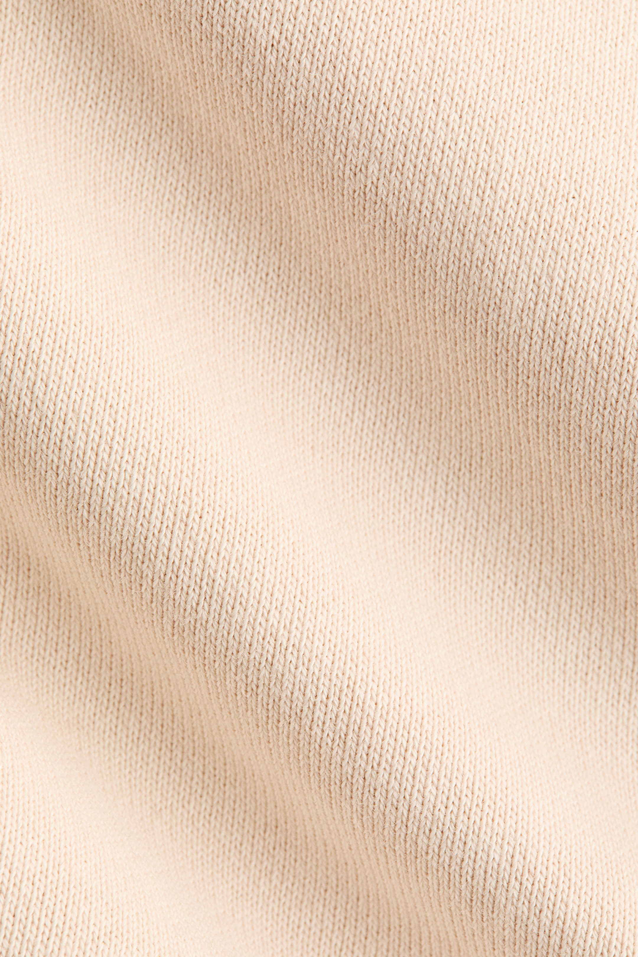 Oversized cotton sweatshirt - Light beige - Ladies | H&M MY