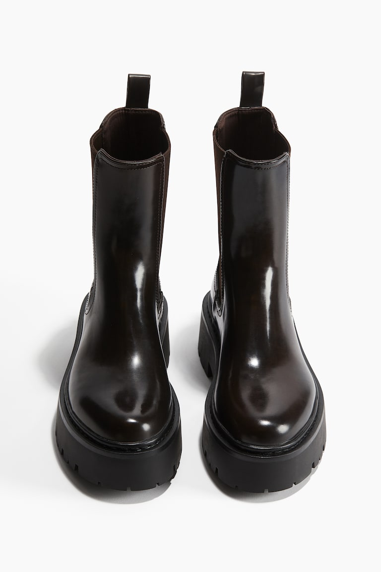 Chunky Chelsea Boots - Dark brown - Ladies | H&M US