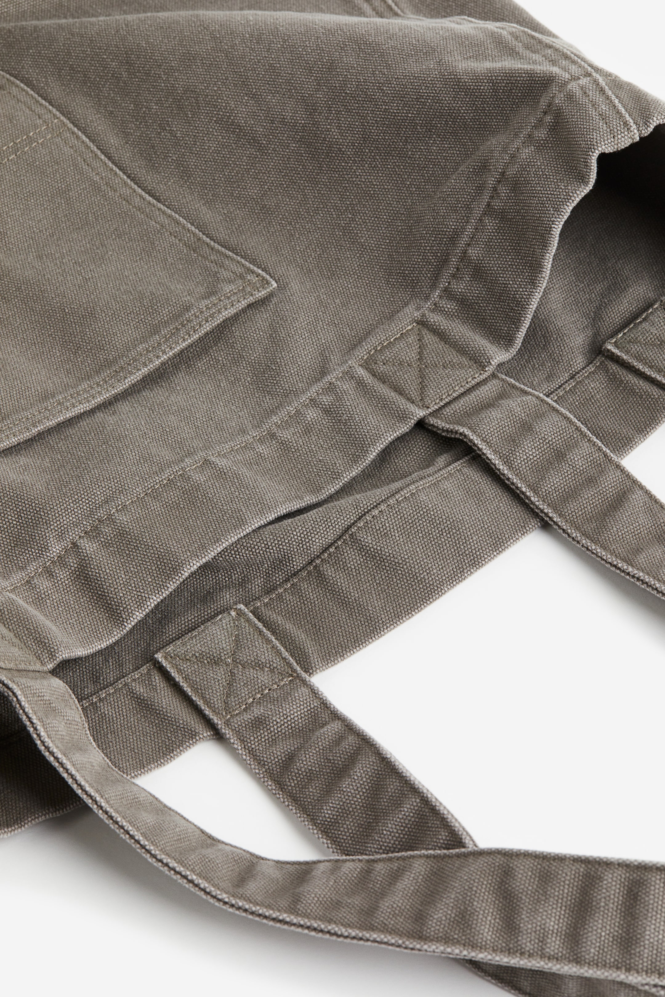 Shopper i canvas - Grå - HERRE | H&M NO
