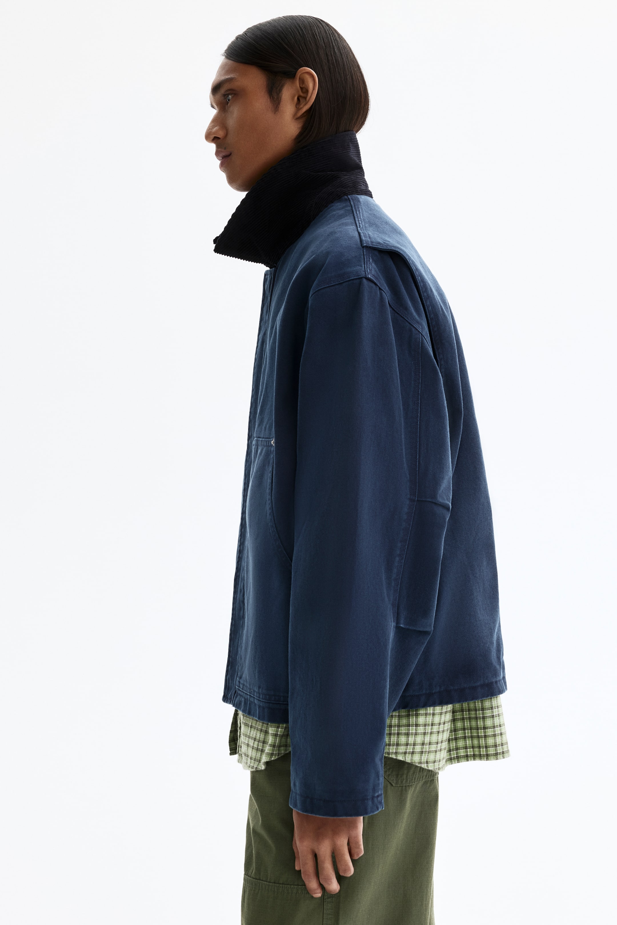 Short workwear jacket - Dark blue - Men | H&M SG