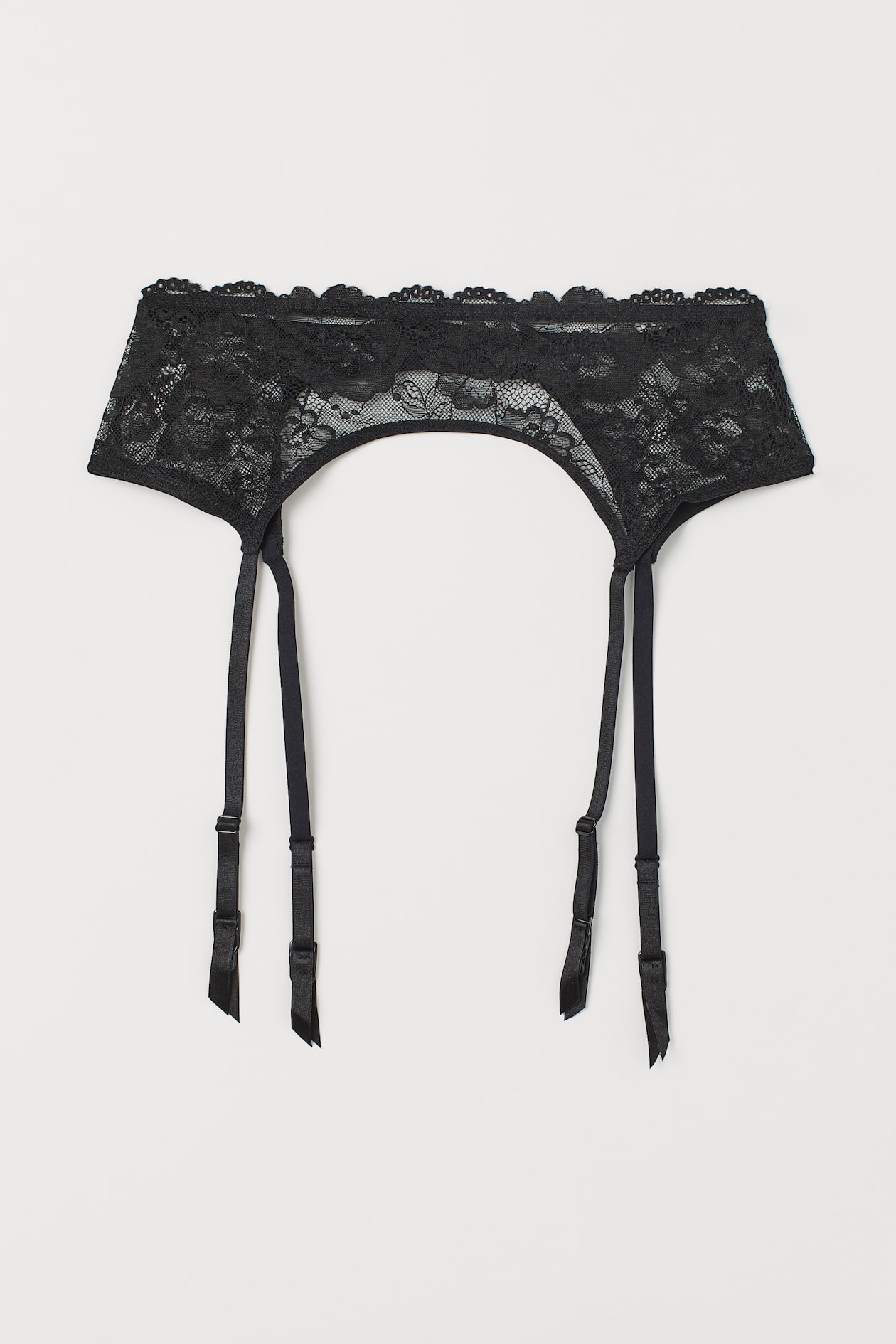 Strumpfhalter aus Spitze - Schwarz - Ladies | H&M AT