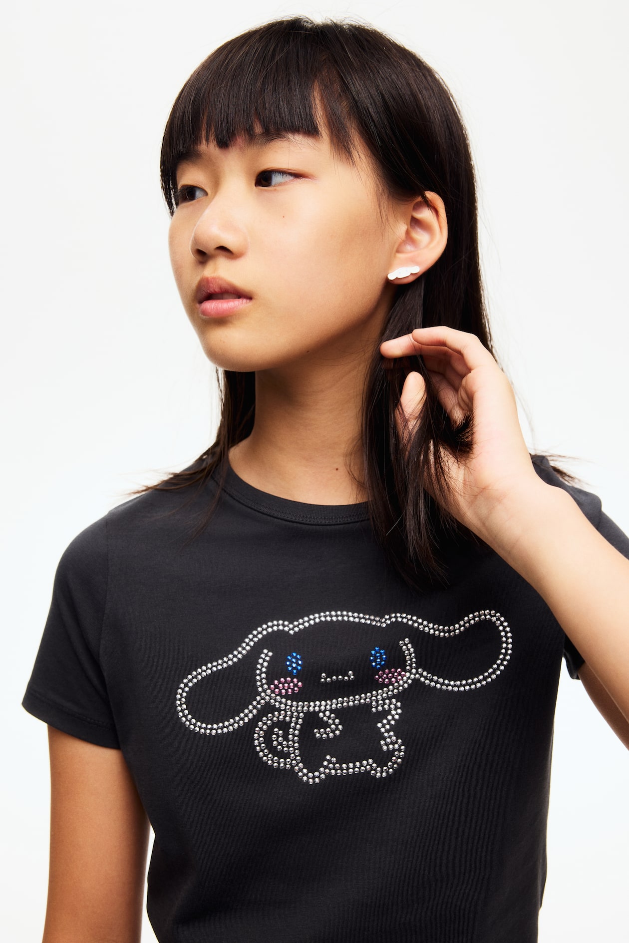 T-Shirt mit Print - Dunkelgrau/Cinnamoroll - Kids | H&M AT