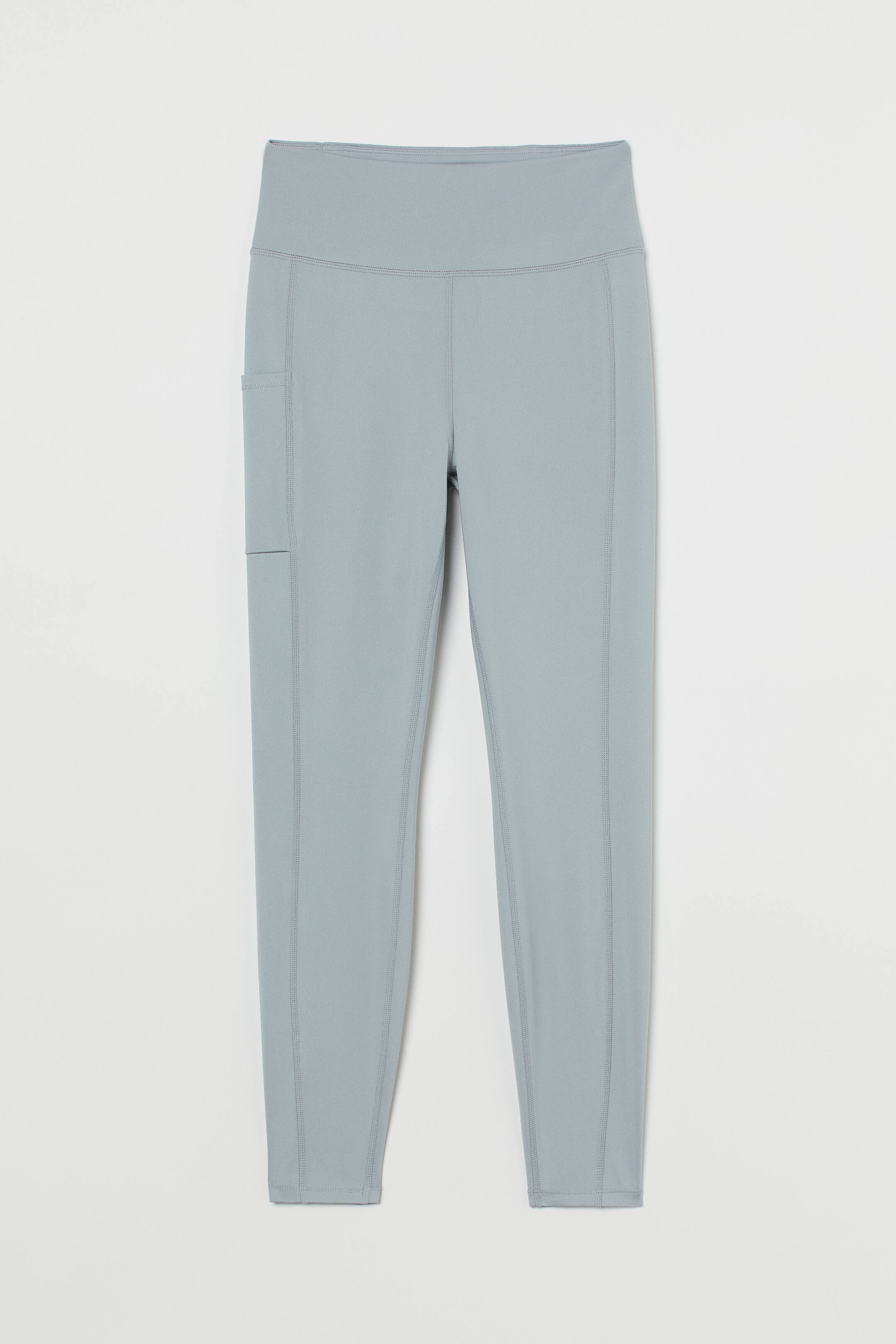 Sportske helanke sa džepom - Svetla sivoplava - Ladies | H&M RS