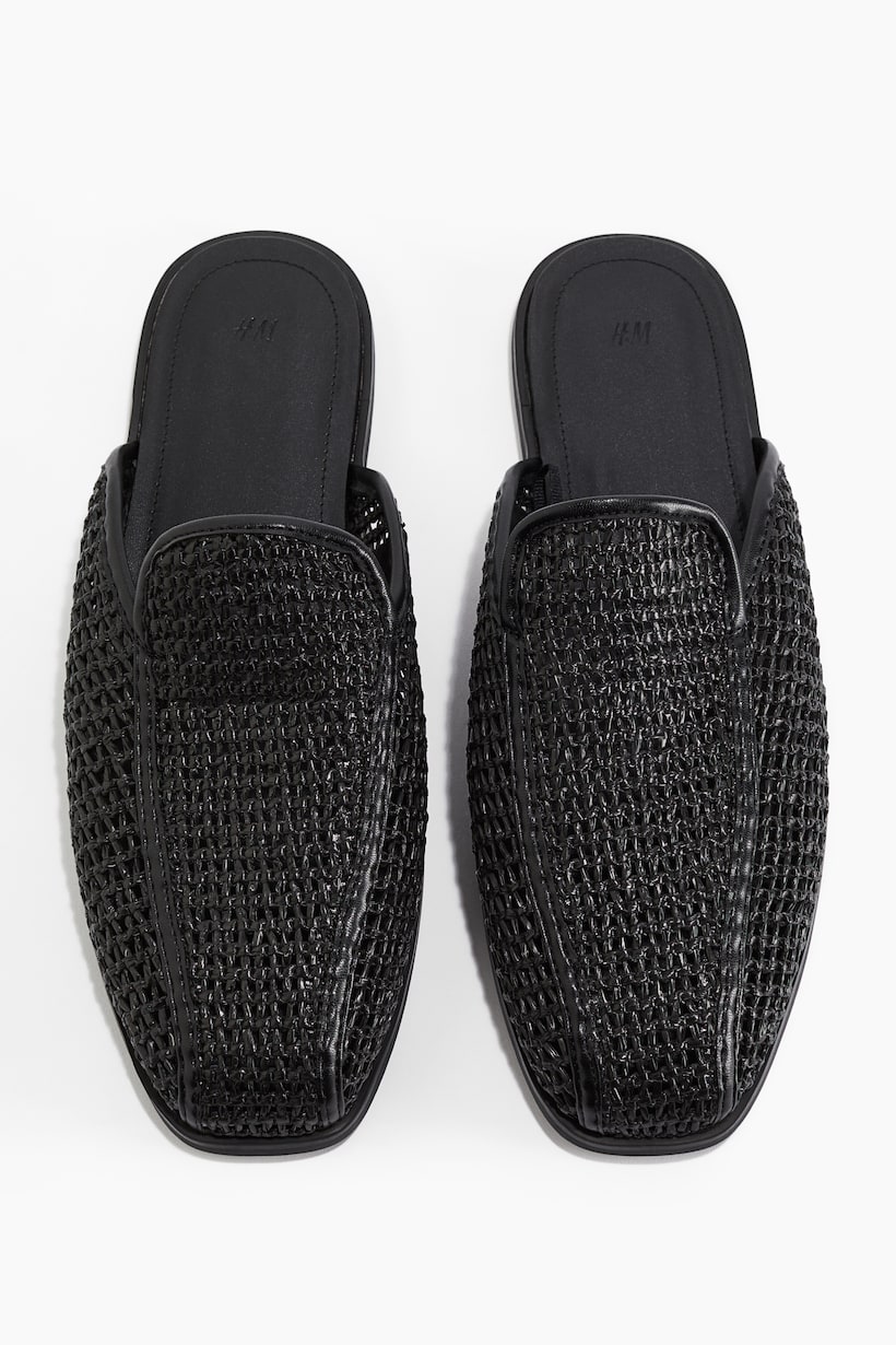 Mesh Mule Loafers - Black - Men | H&M US