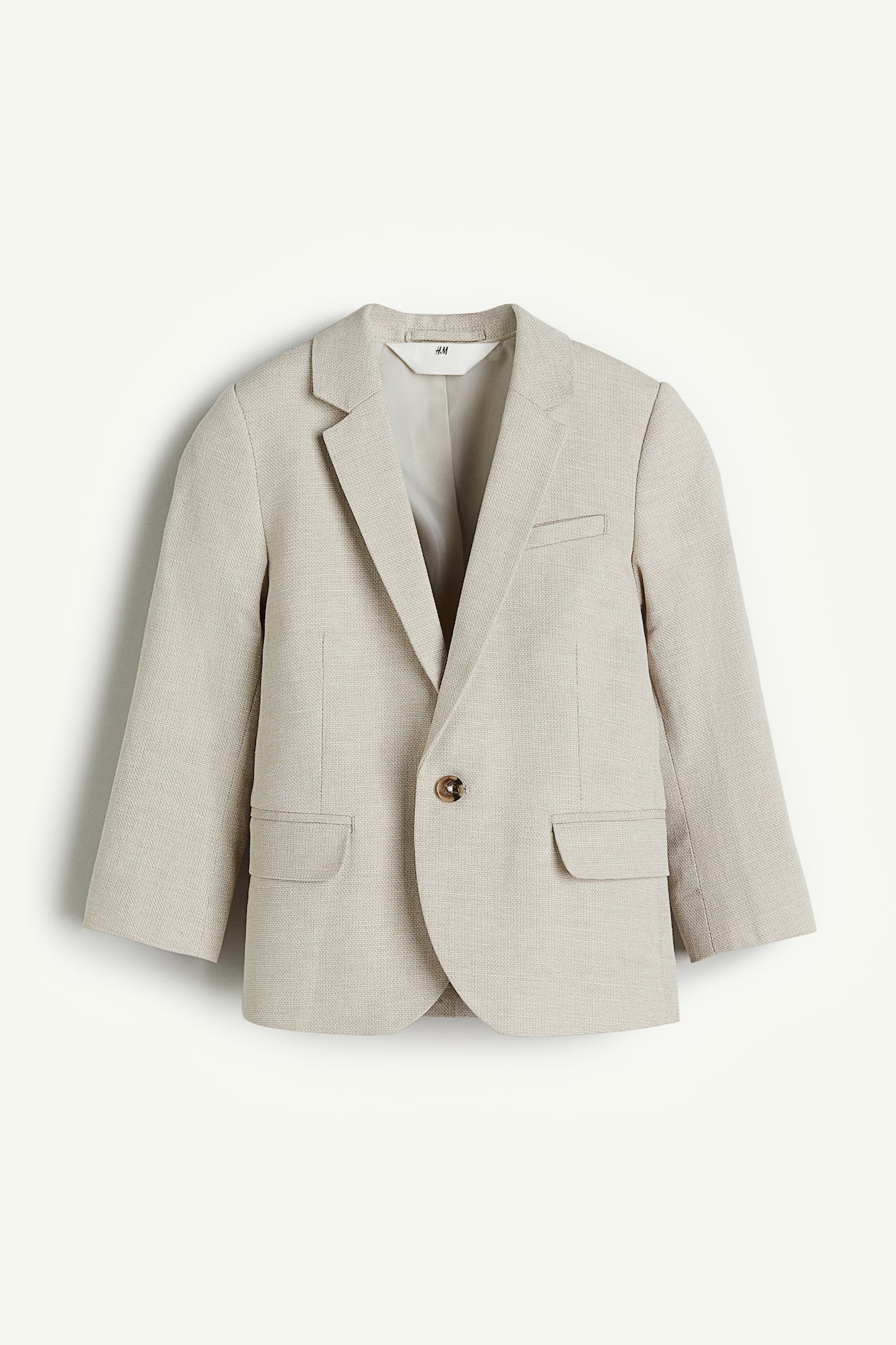 Light taupe Single-breasted Jacket for kids | H&M US