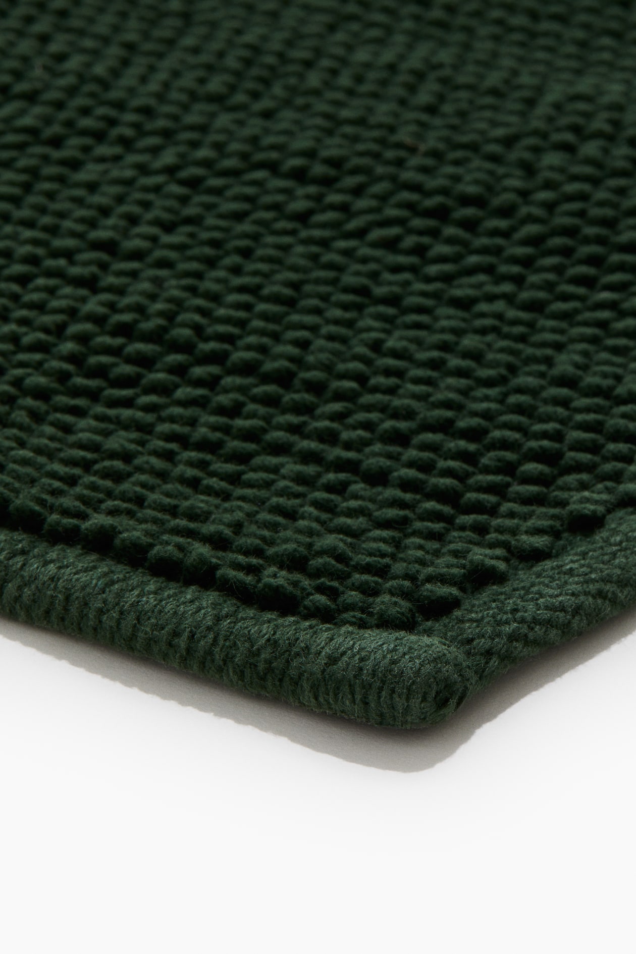 Cotton Bath Mat - Dark forest green - Home All | H&M US