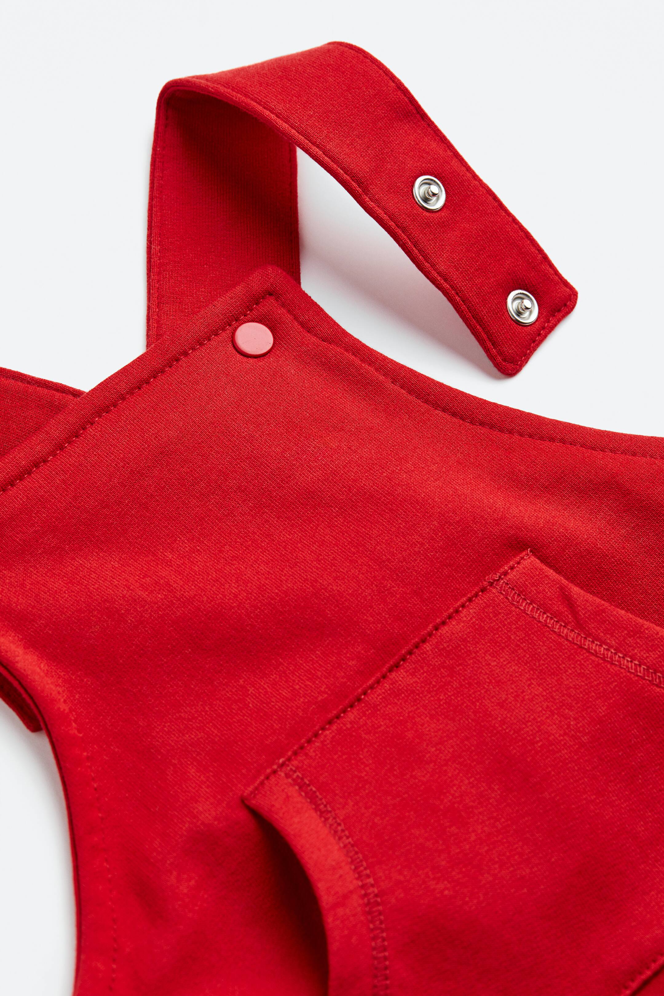 Cotton dungarees - Red - Kids | H&M PH