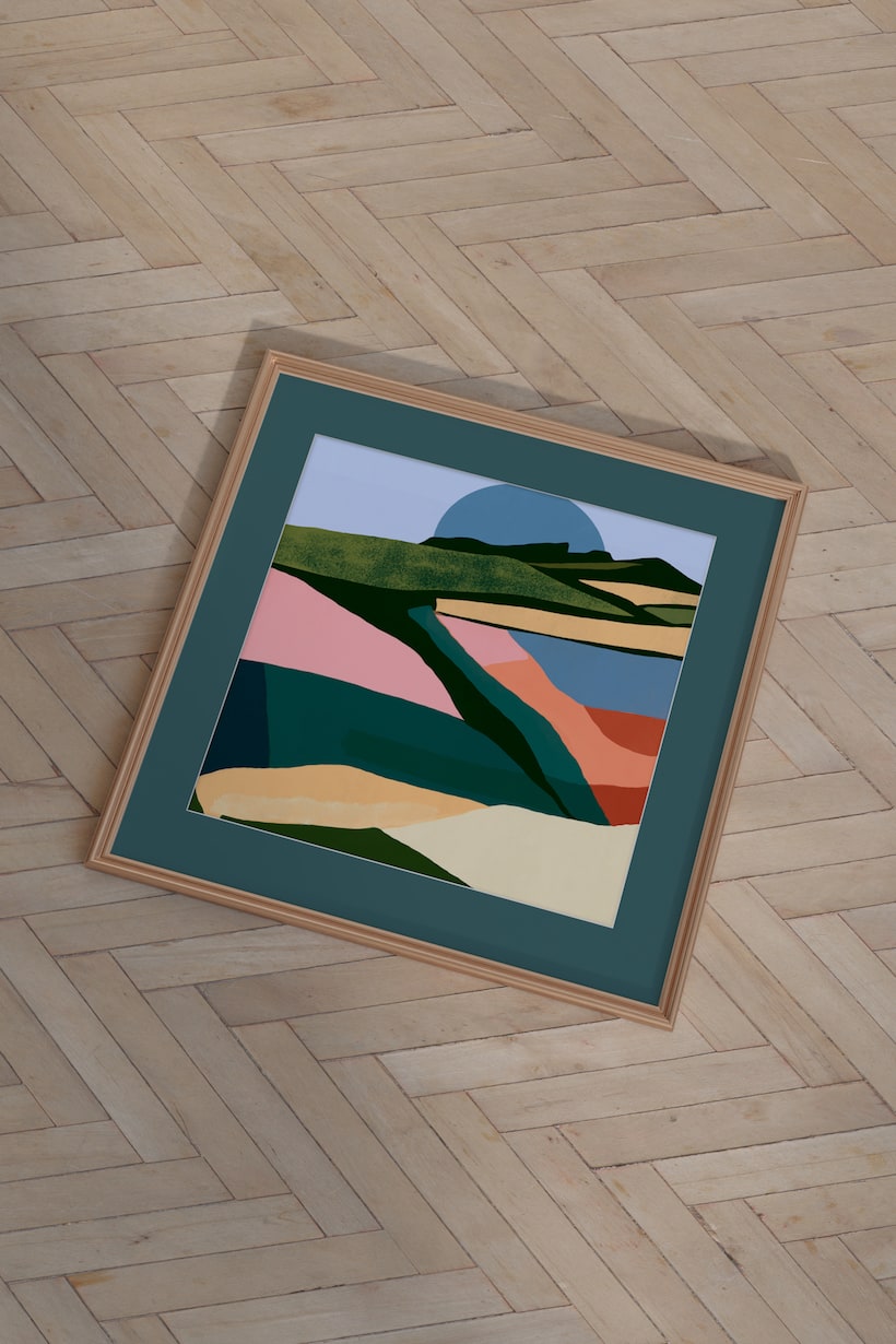 Little Dean - In Another World (framed) - Wielobarwność - Poster ...