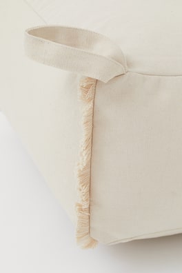 Puff aus Canvas - Hellbeige - Home All | H&M DE
