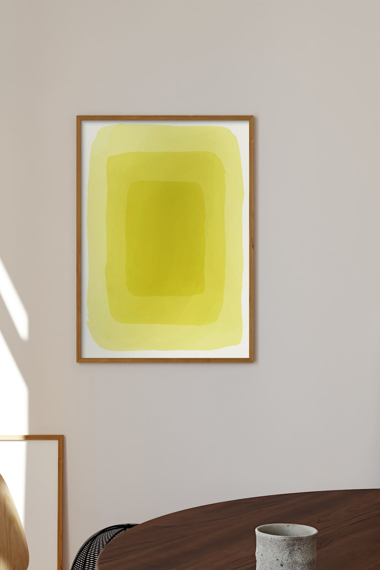 Jay Stanley - Yellow Watercolor Shapes #3 - Multicolour - Poster ...