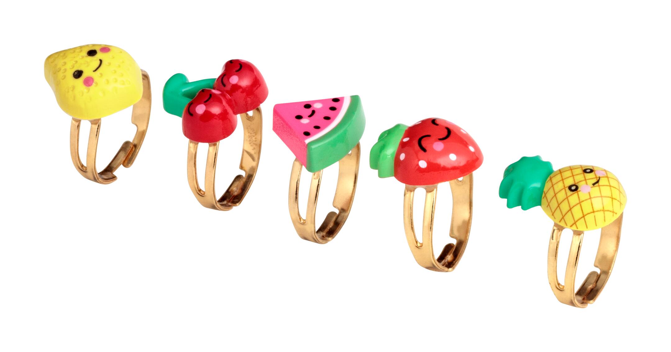 5-pack ringer - Rosa/Frukt - BARN | H&M NO